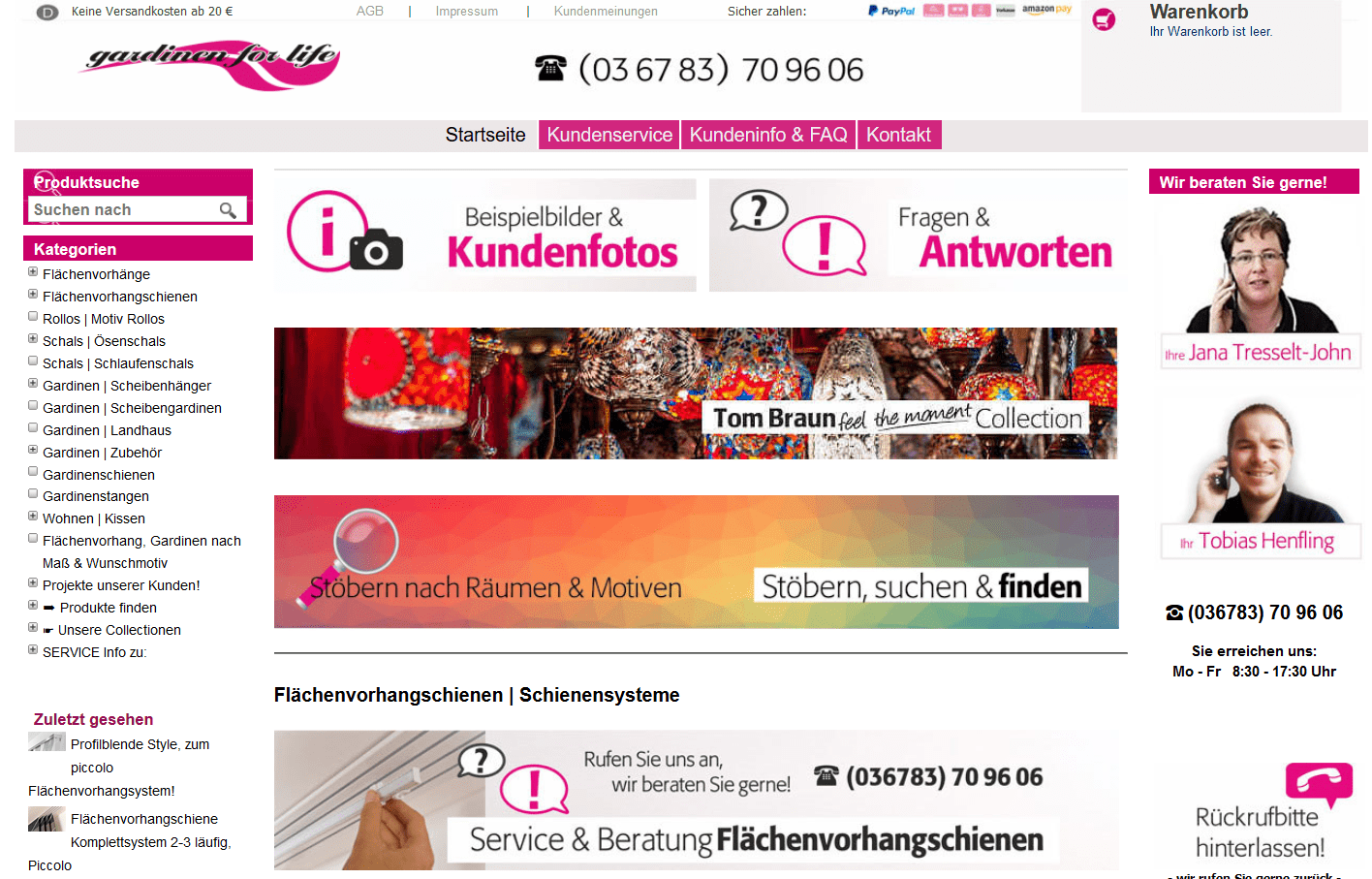 Unser Partner stellt sich vor! - www.gardinen-for-life.de